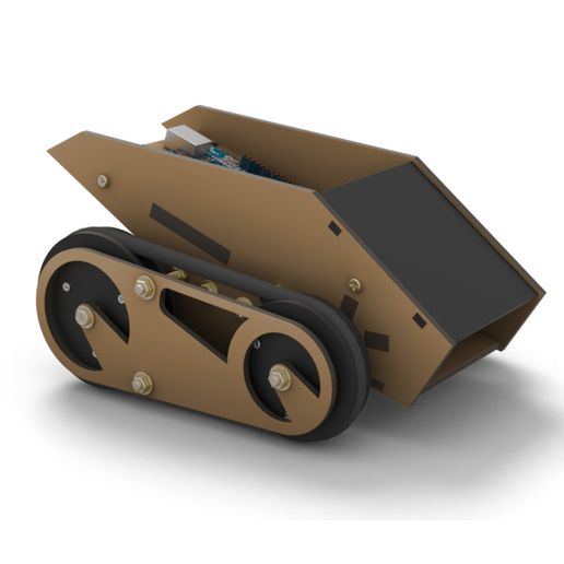 🤖 TRACK ROBOT EASYBUGDS FOR LASER CUTTING・Free 3D File for CNC ...