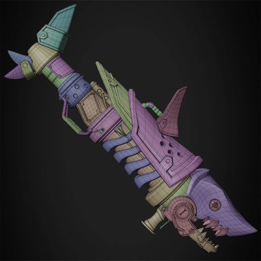 🚀 Arcane Jinx Fishbones Rocket Launcher Weapon For Cosplay・ 3D File for ...
