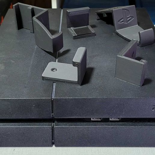 🎮 Wall bracket for Playstation 4 + dualshock・ STL File for 3D printing ...