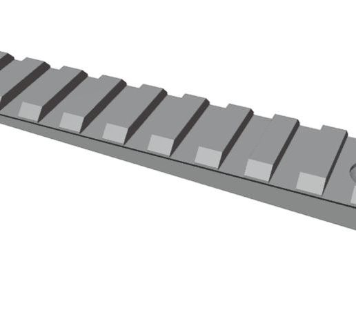 🔫 picatinny M-lok for xm8c・Бесплатный бесплатно STL для 3D-печать・Cults