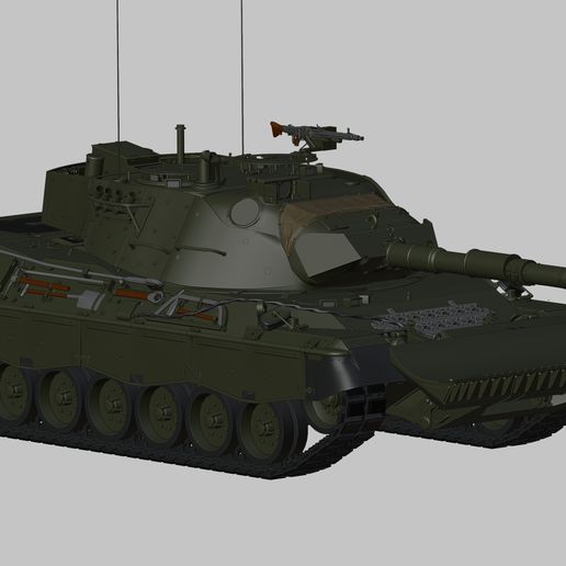 🪖 Leopard1A5・ STL File for 3D printing・Cults