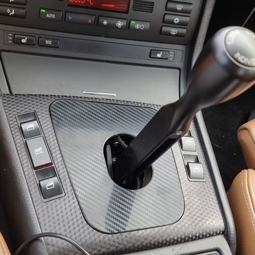 🛞 BMW E46 shift gate cover Cover shifter shift gate manual M3・ STL File ...