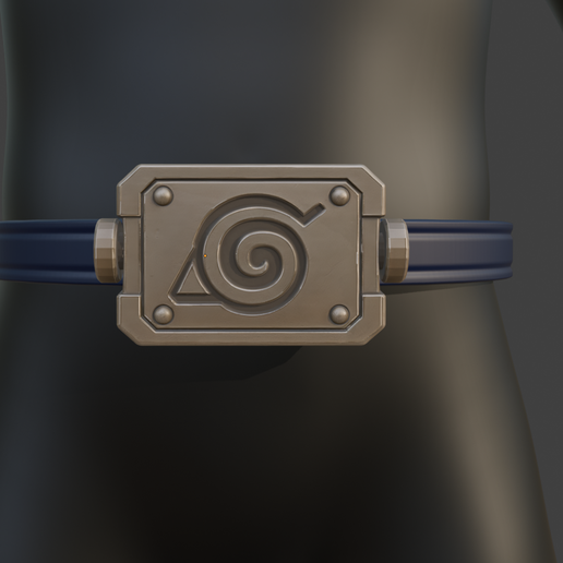 🎭 Naruto Belt Buckle・ STL File for 3D printing・Cults