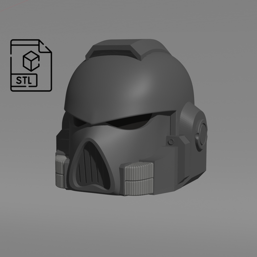 3D file Mark 8 VIII Space Marine Helmet 🛰 ・3D printable design to ...