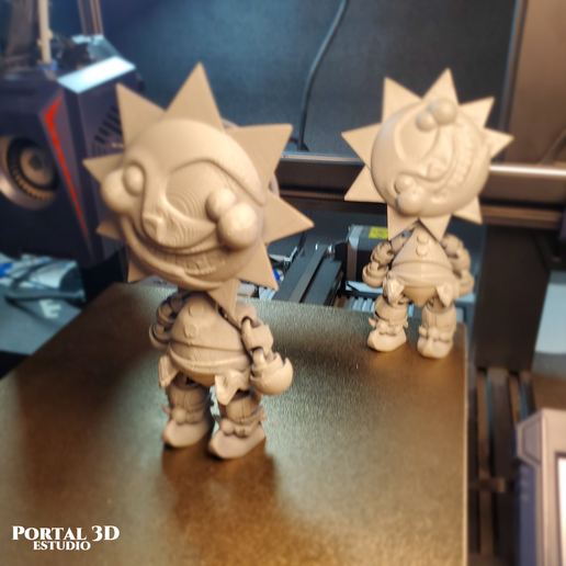 👾 SUNDROP PRINT-IN-PLACE WITHOUT SUPPORT・ STL File for 3D printing・Cults