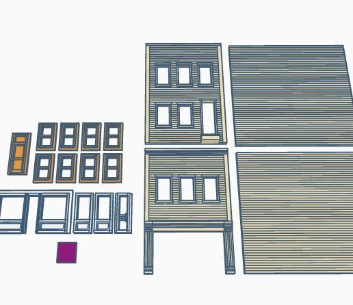 STL file HO Scale small commercial building "The Young Building" 🤏 ・3D ...