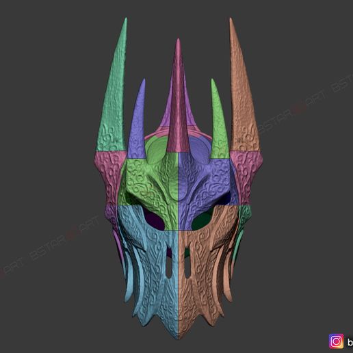 🪖 Sauron Helmet - Lord Of The Rings 3D print model・ STL File for 3D ...
