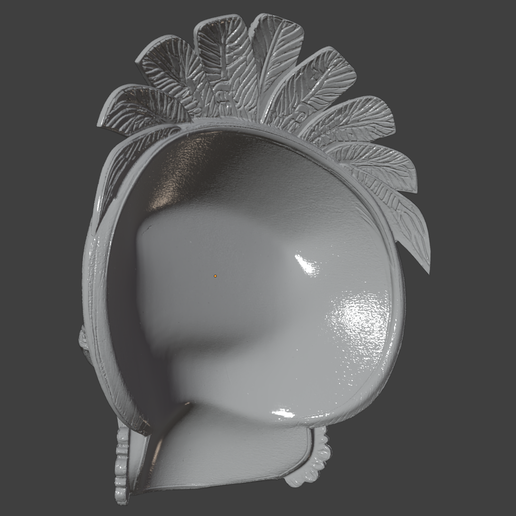 💀 Aztec Skull・ STL File for 3D printing・Cults
