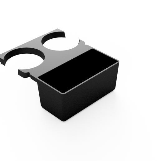 🛞 E36 Rear Cup Holder Double Extended・ STL File for 3D printing・Cults