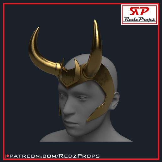 👑 President Loki Crown Cosplay Prop・ 3D File for 3D printing・Cults