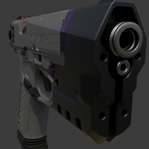 🔫 AAP-01 Militech M-10AF Lexington・ STL File for 3D printing・Cults