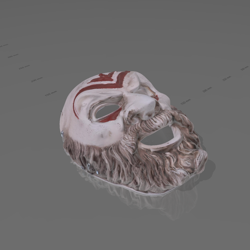 🌐 Cult of Kosmos mask AC odyssey Low poly・ OBJ File for 3D printing・Cults