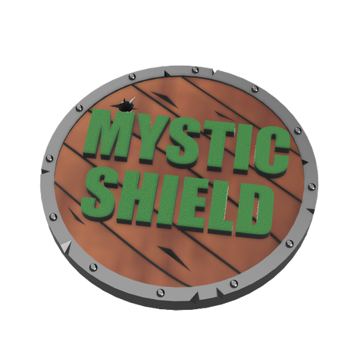 🛡️ AOS MYSTIC SHIELD TOKEN・Free STL File for 3D printing・Cults