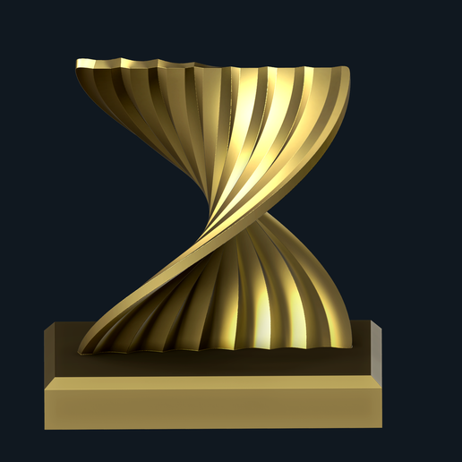 STL file GOLD HOME DECOR ABSTRACT STATUES 3D STL FILE PRINTED HOME ...