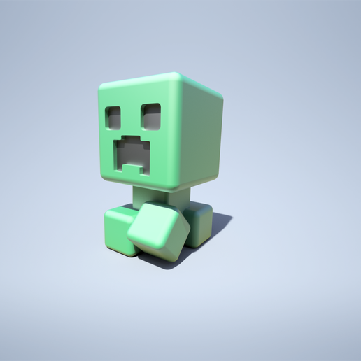 🗝️ MINECRAFT CREEPER KEYCHAIN・Archivo STL para ・Cults