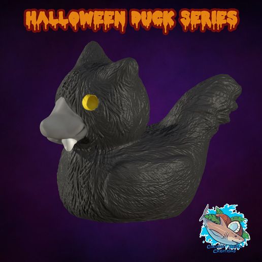 Archivo STL Werewolf Duck Halloween series 🐺 ・Design para impresora 3D ...
