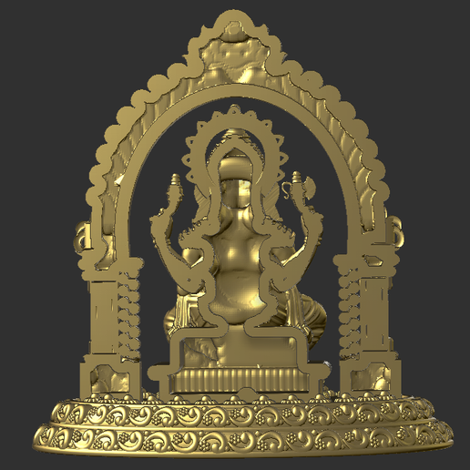 📁 LORD GANESH DIVINE MODEL HD FILE WITH ARCH・ STL File for 3D printing ...