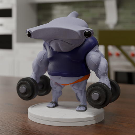 buff shark toy