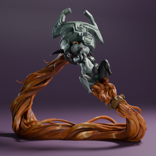 🍑 Midna self-pleasure. NSFW・ 3D File for 3D printing・Cults