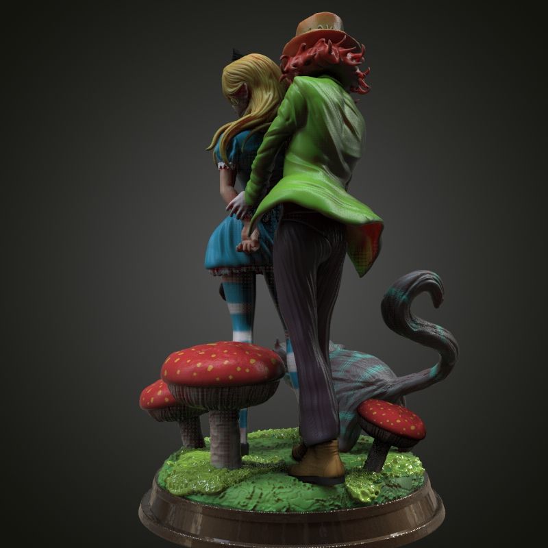 Download Stl File Alice In Wonderland • 3d Printable Design ・ Cults
