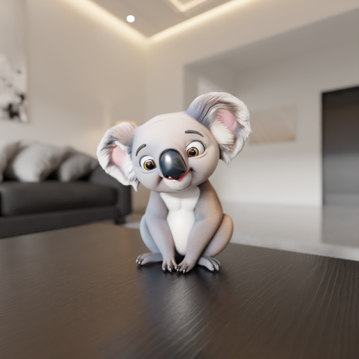 🐨 koala・ 3D File for 3D printing・Cults
