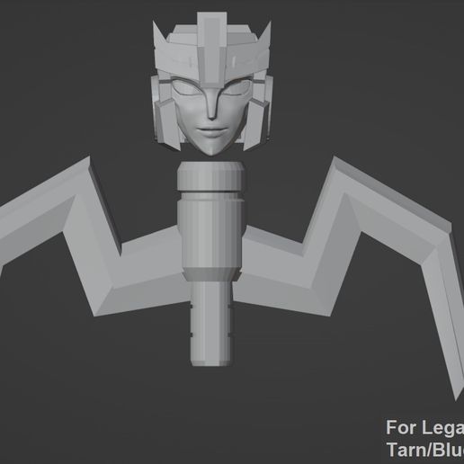🤖 Megaempress head for Tarn - Bludgeon・ STL File for 3D printing・Cults