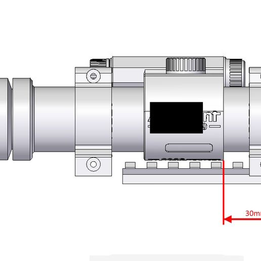 🔫 Aimpoint 5000 sleeve for an RMR and Aimpoint 5000 dummie・ STL File ...