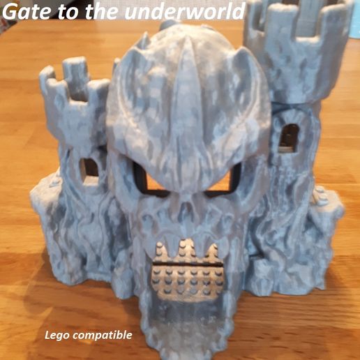 🏰 Gate to the Underworld (compatible with other plastic blocks)・ STL ...