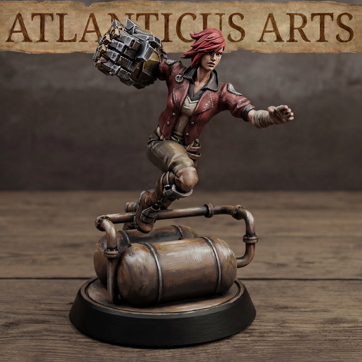 🎲 Vi - Arcane League of Legends・Free 3D File for 3D printing・Cults
