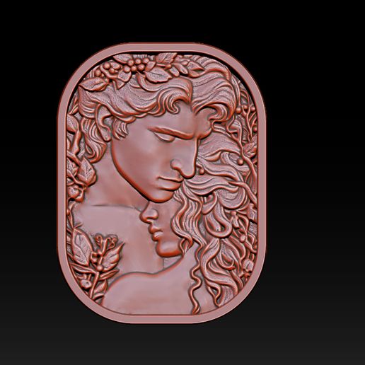 Archivo 3D Eternal Love Relief Model ️‍🔥 ・Modelo imprimible en 3D para ...