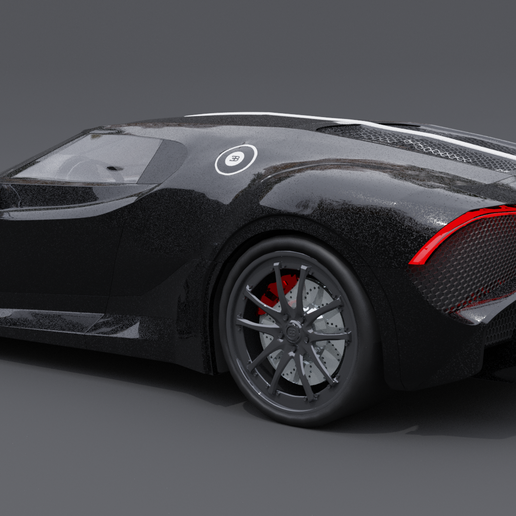 🚗 Bugatti La Voiture Noire・ STL File for ・Cults