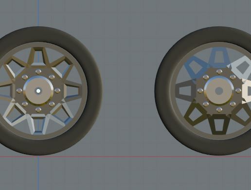 🛞 1/64 Scale Dually Wheel and Tire Set 16 Spoke・Free STL File for 3D ...