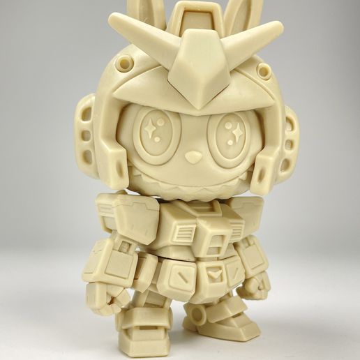 🤖 GUNDAM LABUBU・Free STL File for 3D printing・Cults