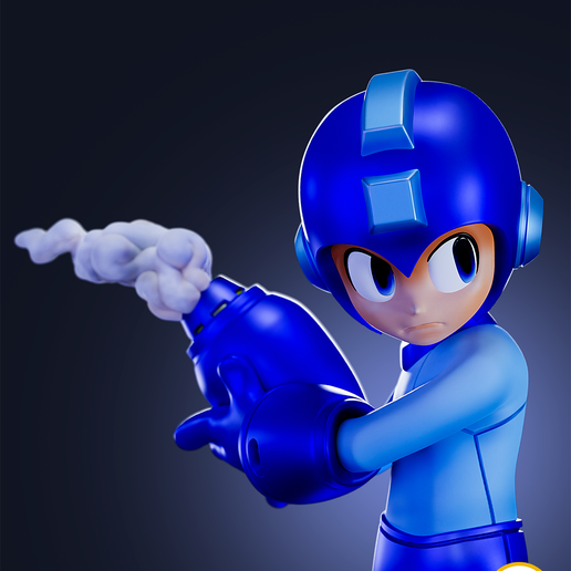 👨 Mega man - FAN ART・ 3D File for 3D printing・Cults