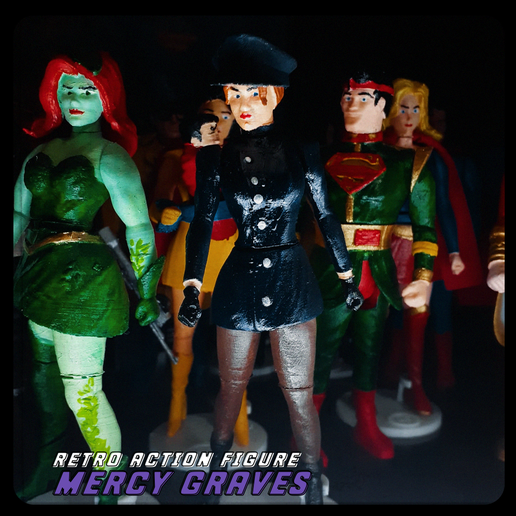 🦸‍♂️ MERCY GRAVES LEX LUTHOR ASSISTANT・ STL File for 3D printing・Cults