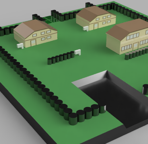 pallet town 3d