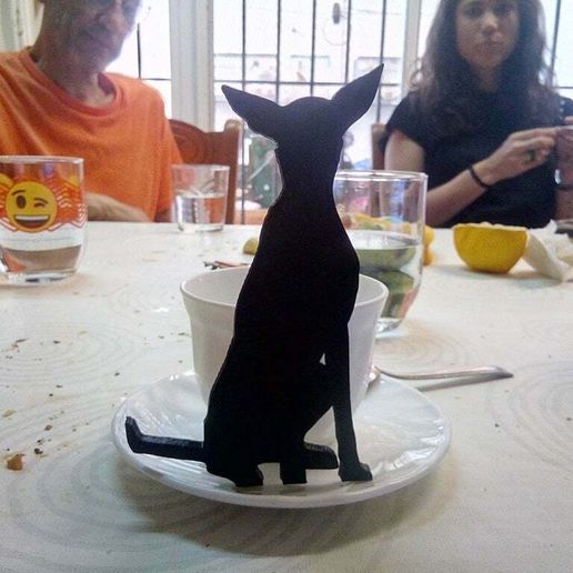 Free STL file Dog silhouette 🐕 ・3D printer design to download・Cults