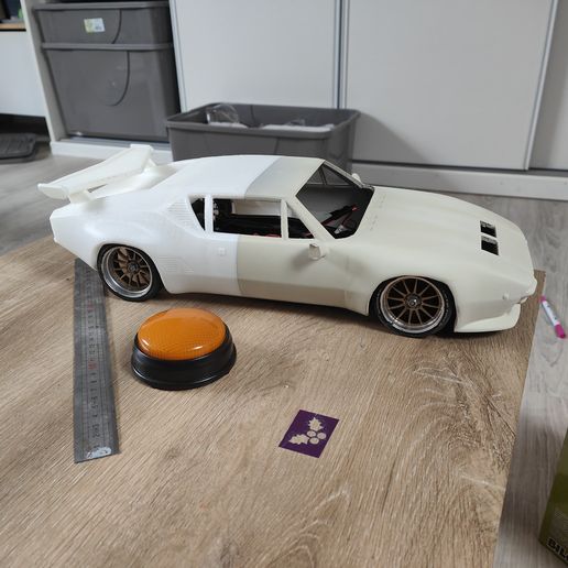 3D printer DE TOMASO PANTERA GTS 1971 PRINTABLE CAR BODY • made with ...