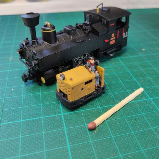 🚂 Jenbacher Pony Style Mine Locomotive for H0e Scale・ STL File for 3D ...