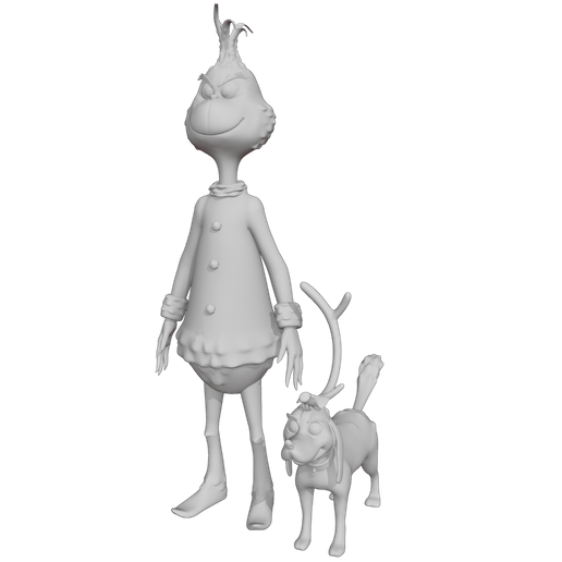 🦌 The Grinch - The Grinch And Max・ 3D File for ・Cults