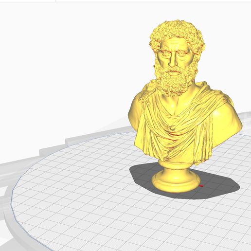 👤 Marcus Aurelius Bust - Roman Emperor Stoic Philosophy Statue 3D Print ...