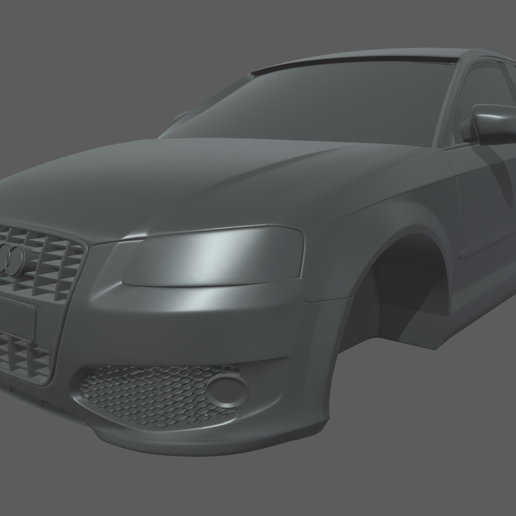 Archivo STL Audi A3 S3 2006 // Carrocería 🚗 (OBJ)・Modelo imprimible en 3D para descargar・Cults