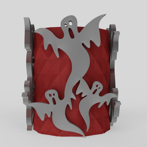 STL file Halloween Ghost Themed Box 🎃 (OBJ)・3D print design to download ...