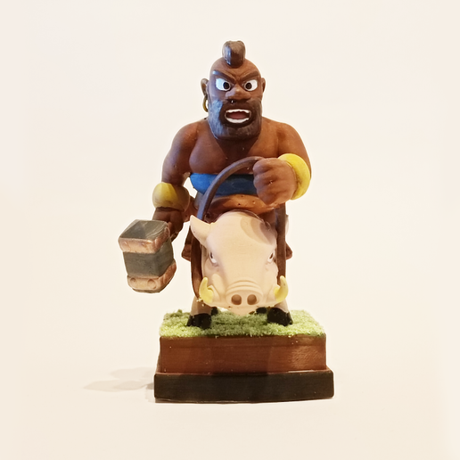 🐗 Hog Rider - Clash Royale / Clash Of Clan / Supercell / Viking・ STL ...