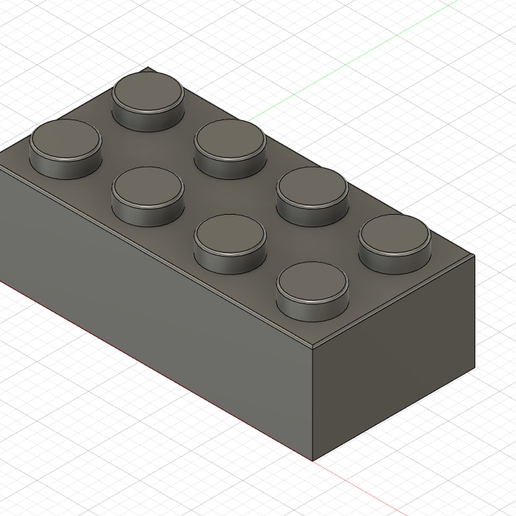 Fichier STL gratuit Brique Lego 1 x 2 🏗 ・Modèle à télécharger et à ...