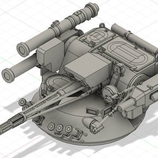 3D file 1/35 scale Ukrainian KBA-105 Shkval Battle module for BTR-3E, MT-LB, MT-LBMSH, BMP-1U 🇺🇦 ...