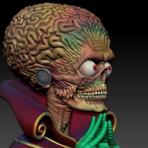🎃 Mars Attacks・ OBJ File for ・Cults