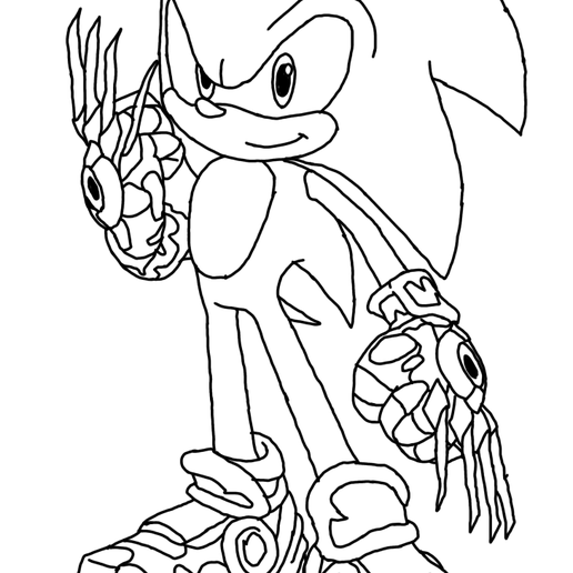 sonic babies coloring pages