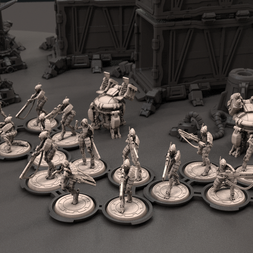♀️ Ceti Female Rifleman Set・ 3D File for 3D printing・Cults