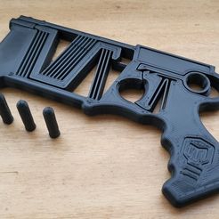 🎠 One Piece Compliant Mechanism Blaster (Mark Rober)・3D Print with the Ender 3 3D printer・Cults